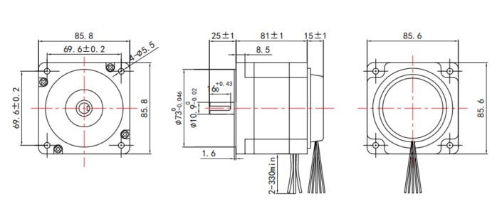 BL series 750W BLDC motor Nema34 | ICAN