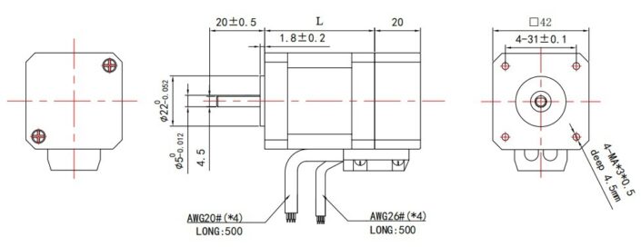 Closed loop stepper motor – nema17 | ICAN
