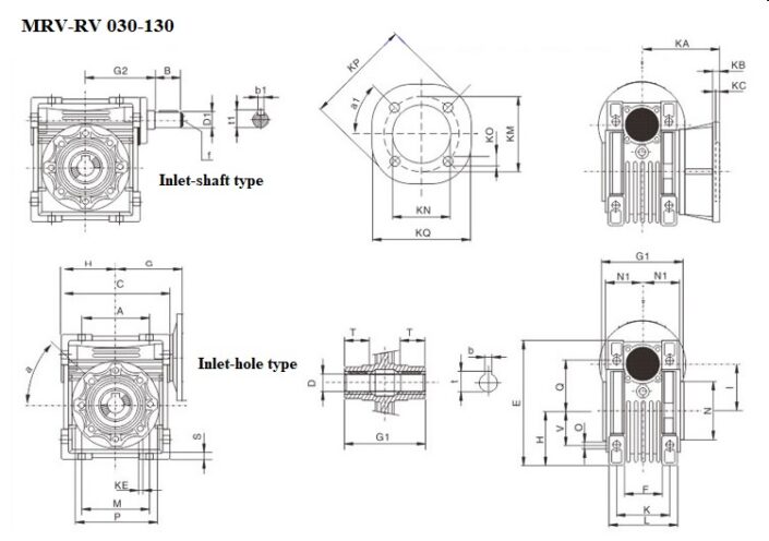Inlet-shaft-worm-reducer | ICAN