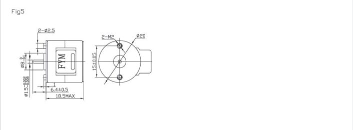 20mm-pm-stepper-motor-drawing-3 | ICAN