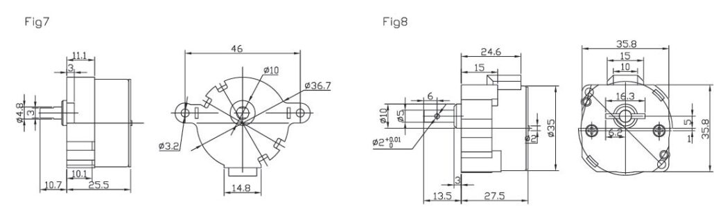 28-35-pm-gear-stepper-motor-drawing-4 | ICAN
